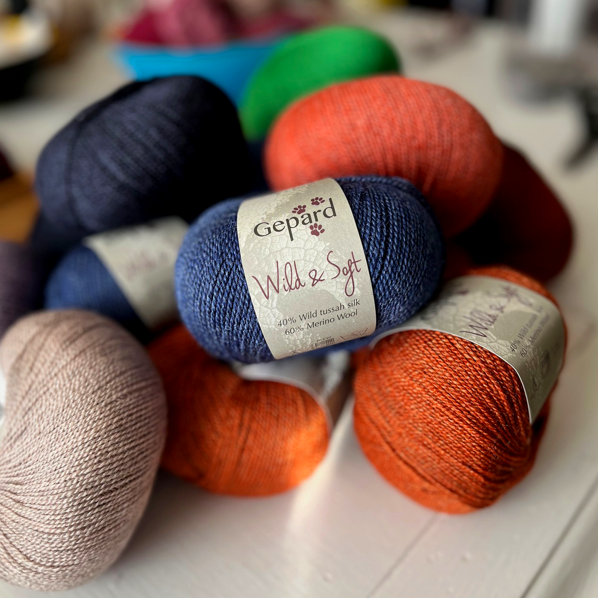 Gepard Wild & Soft | Merino & Tussah Silk | Inspire a Mind Yarn ...